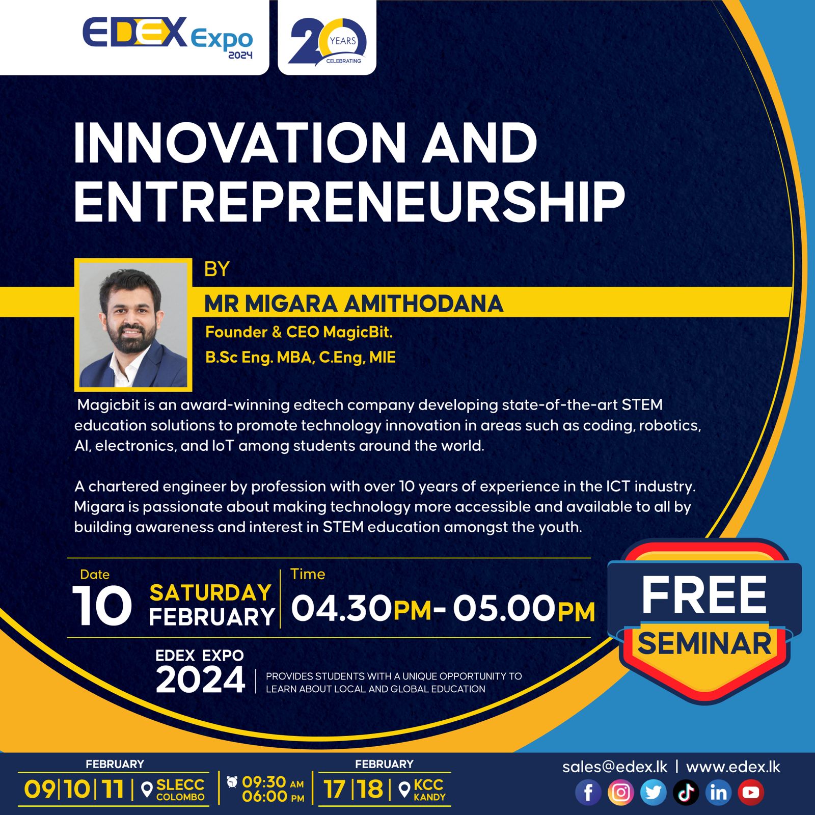 Mr-Migara-Final-artwork - EDEX | Live Your Dream | EDEX Expo 2026